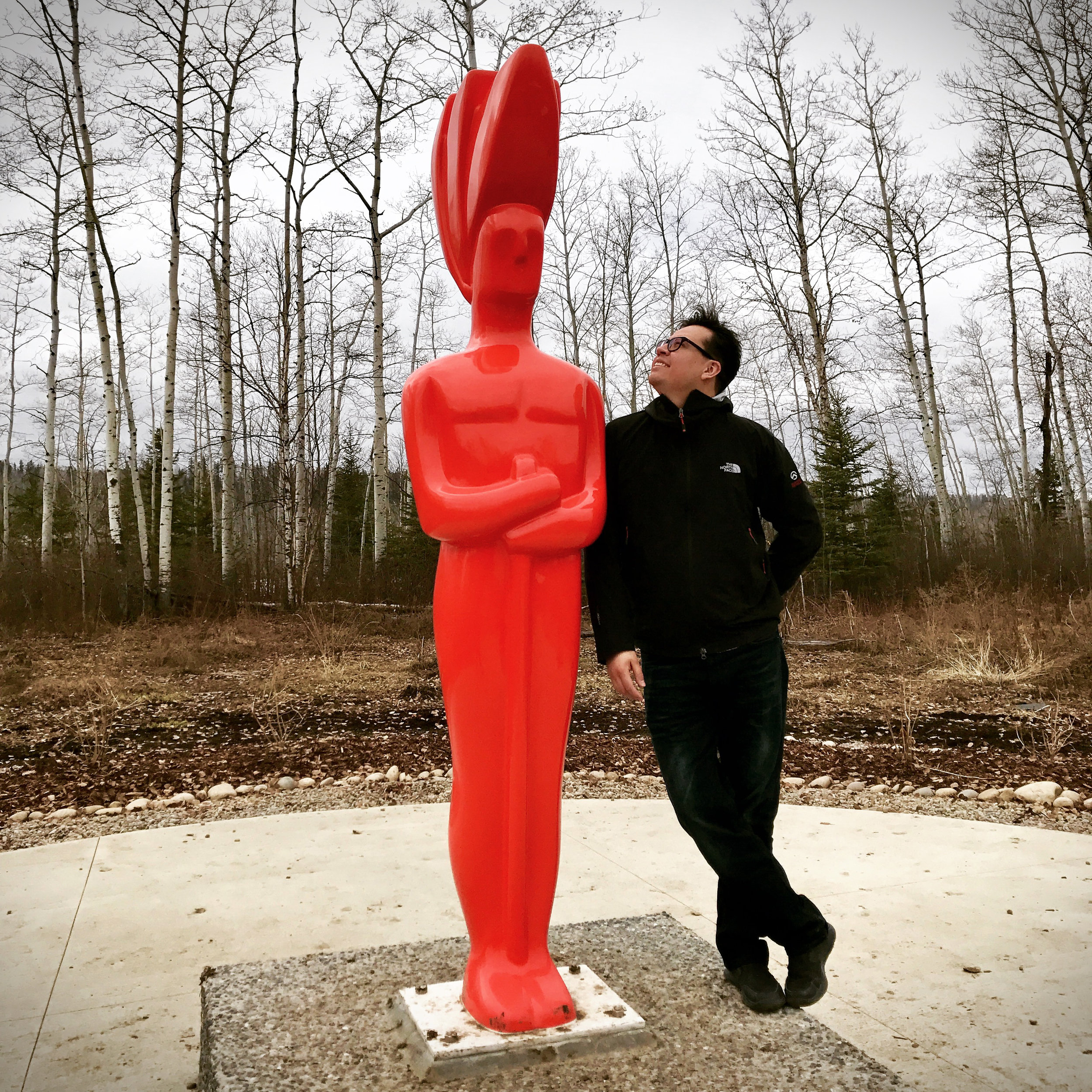 The Red Warrior - Indigenous Public Art