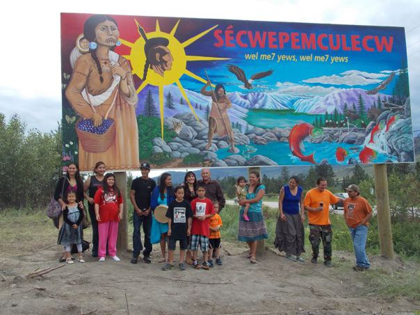 Neskonlith Billboard Mural - Indigenous Public Art