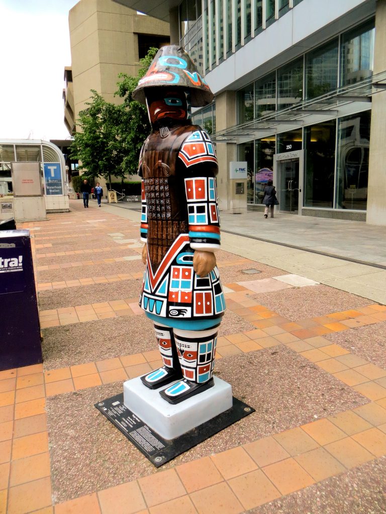 Tlingit Warrior - Indigenous Public Art